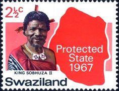 STAMP CALENDAR -STAMP HISTORY: Sobhuza II - King of Swaziland for 82 ...