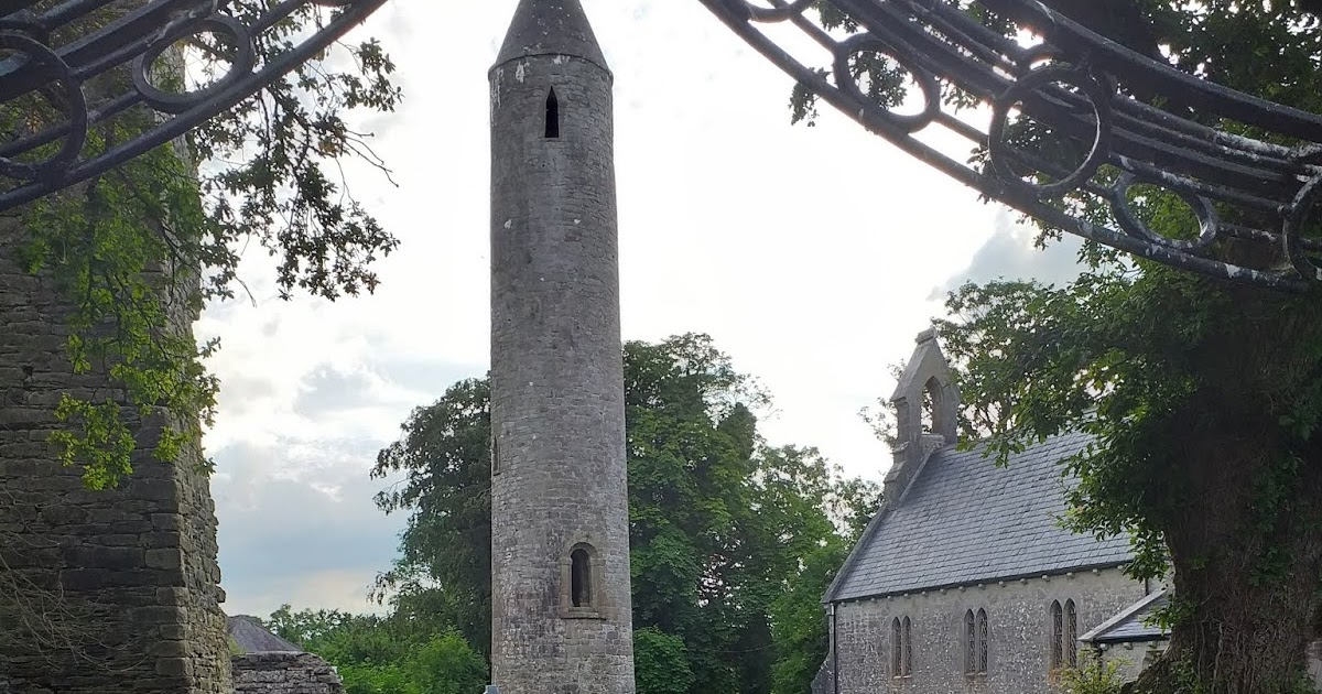 Medieval News: Timahoe round tower and medieval church