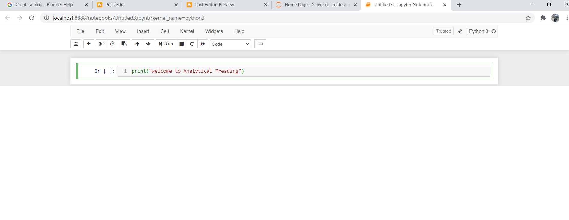 Analytical Treading Part-1: Environmental Setup -Anaconda Installation ...