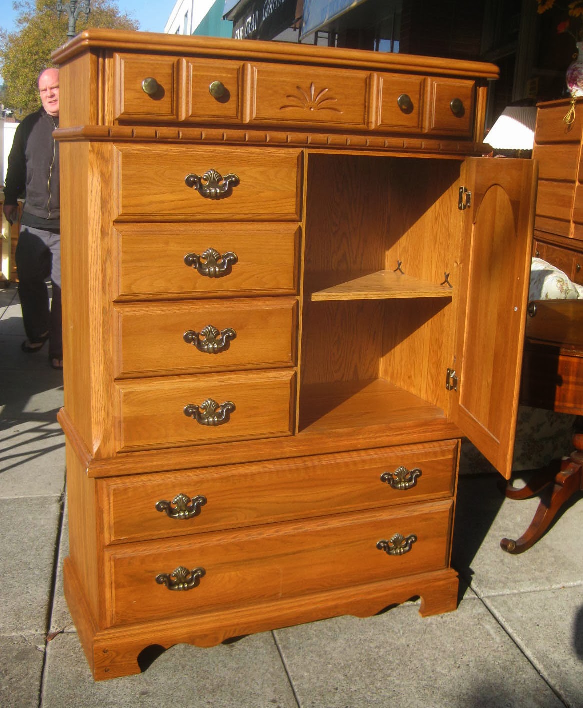 UHURU FURNITURE & COLLECTIBLES: SOLD - Chifferobe - $100
