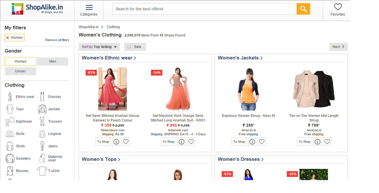 Review : ShopAlike - Online Shopping Made Easy | One Site for All Shops ...