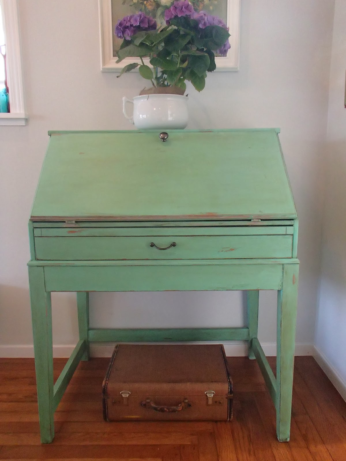 D.D.'s Cottage and Design: Spring Green Secretary Desk