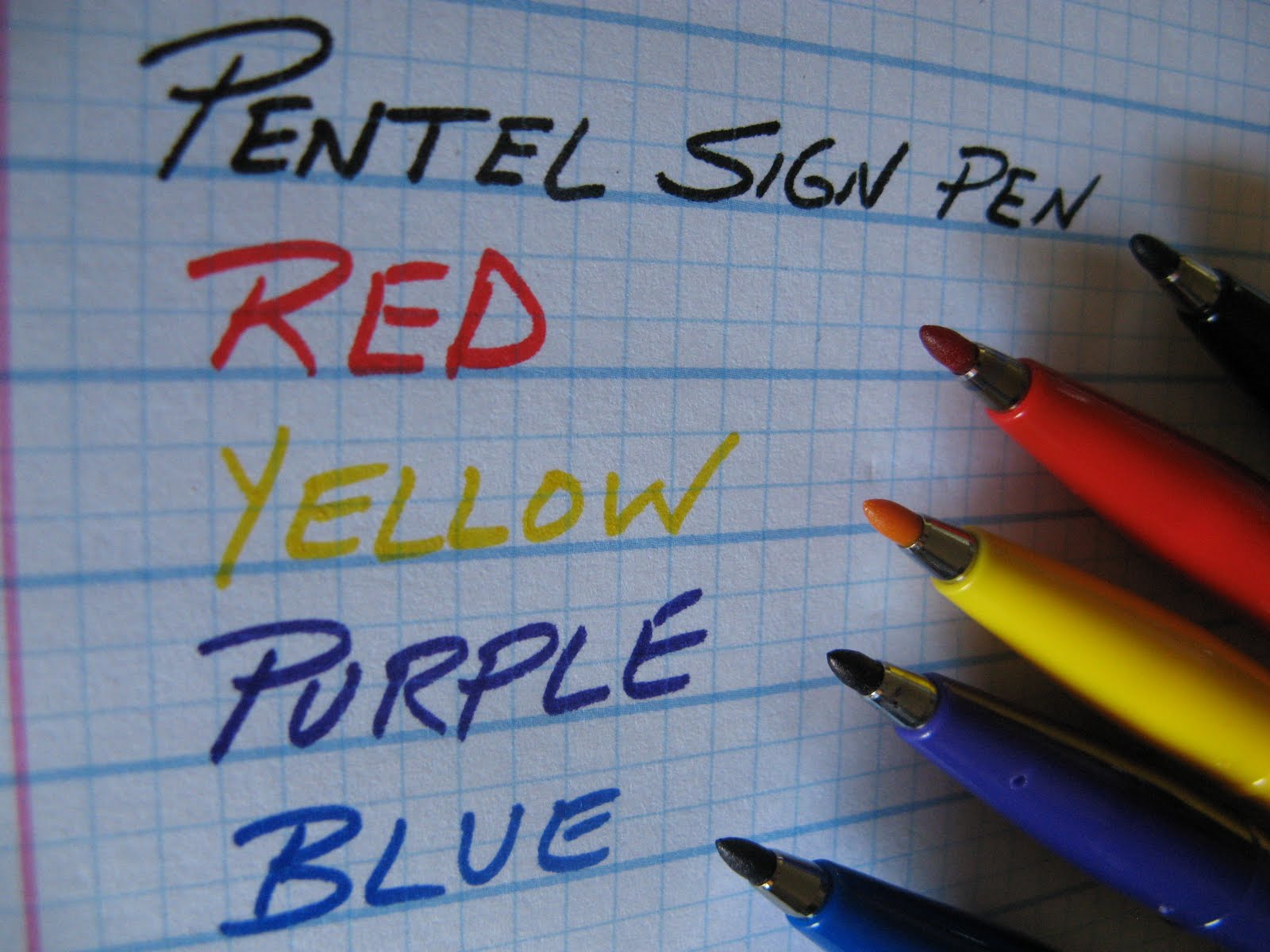 Mightier Than The Sword: Review: Pentel Arts Sign Pen