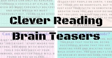 Clever Reading Brain Teasers