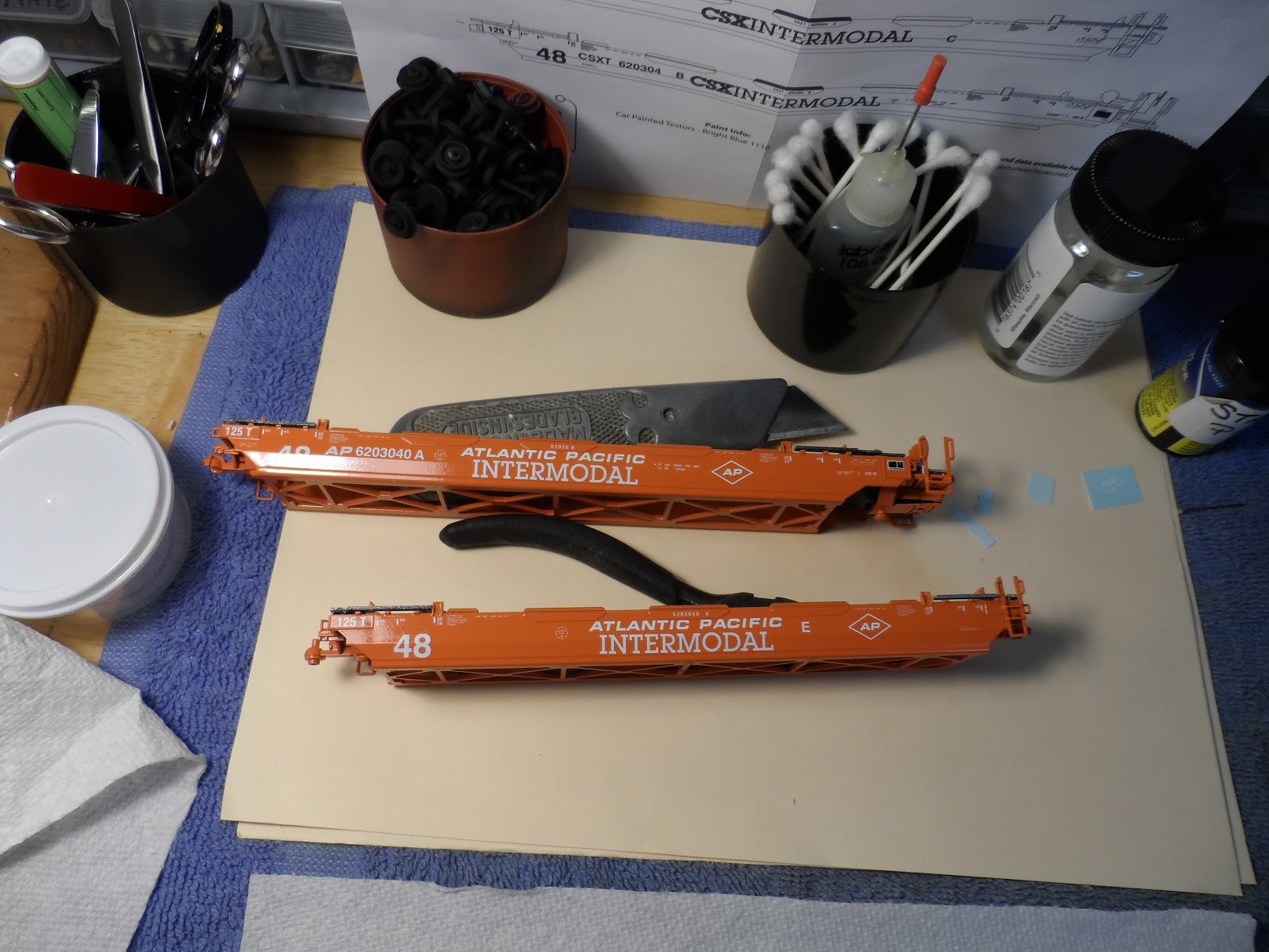 New York Central Train Layout: Athearn BB Gunderson Maxi-3 Project