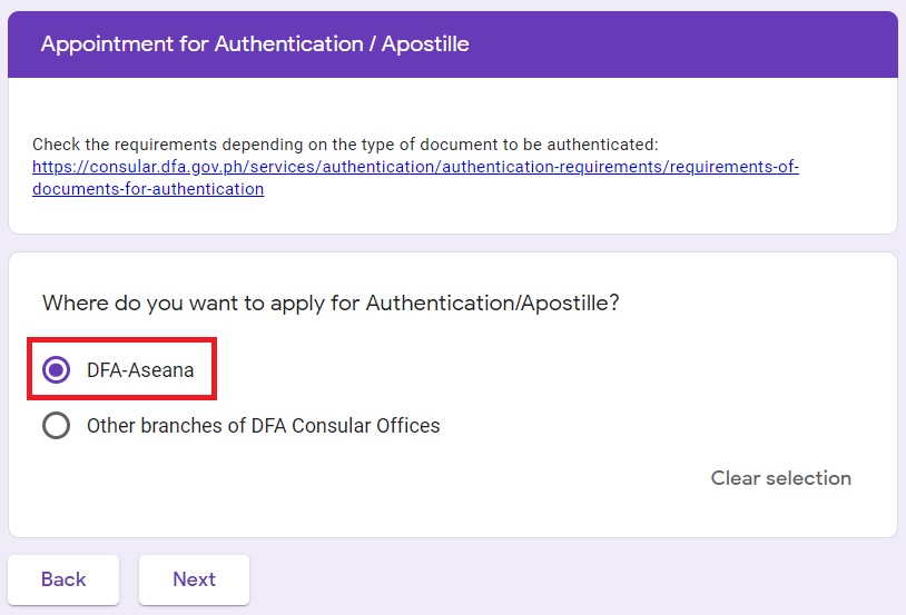 Guide: DFA Appointment for Authentication / Apostille - Shelly Viajera ...