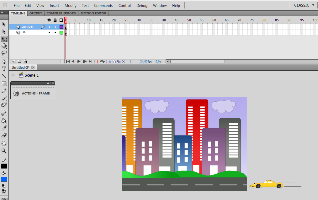 Tutorial Motion Tween Dengan Adobe Flash Cs5 6013