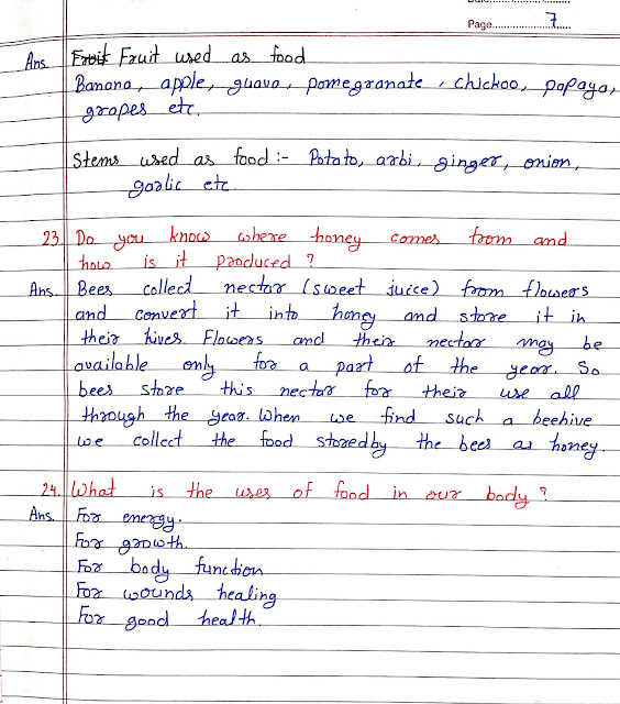 science 6th class notes ch-1 (food : where does it come from ...