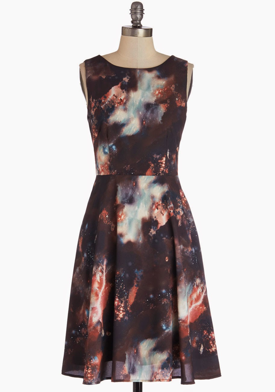 Kathleen's Fashion Fix: ModCloth Galaxy Dress - 3 ways