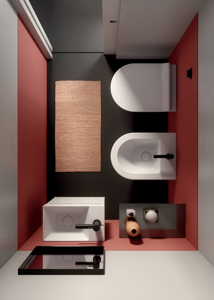 Bagno mini --> stile maxi • la tazzina blu