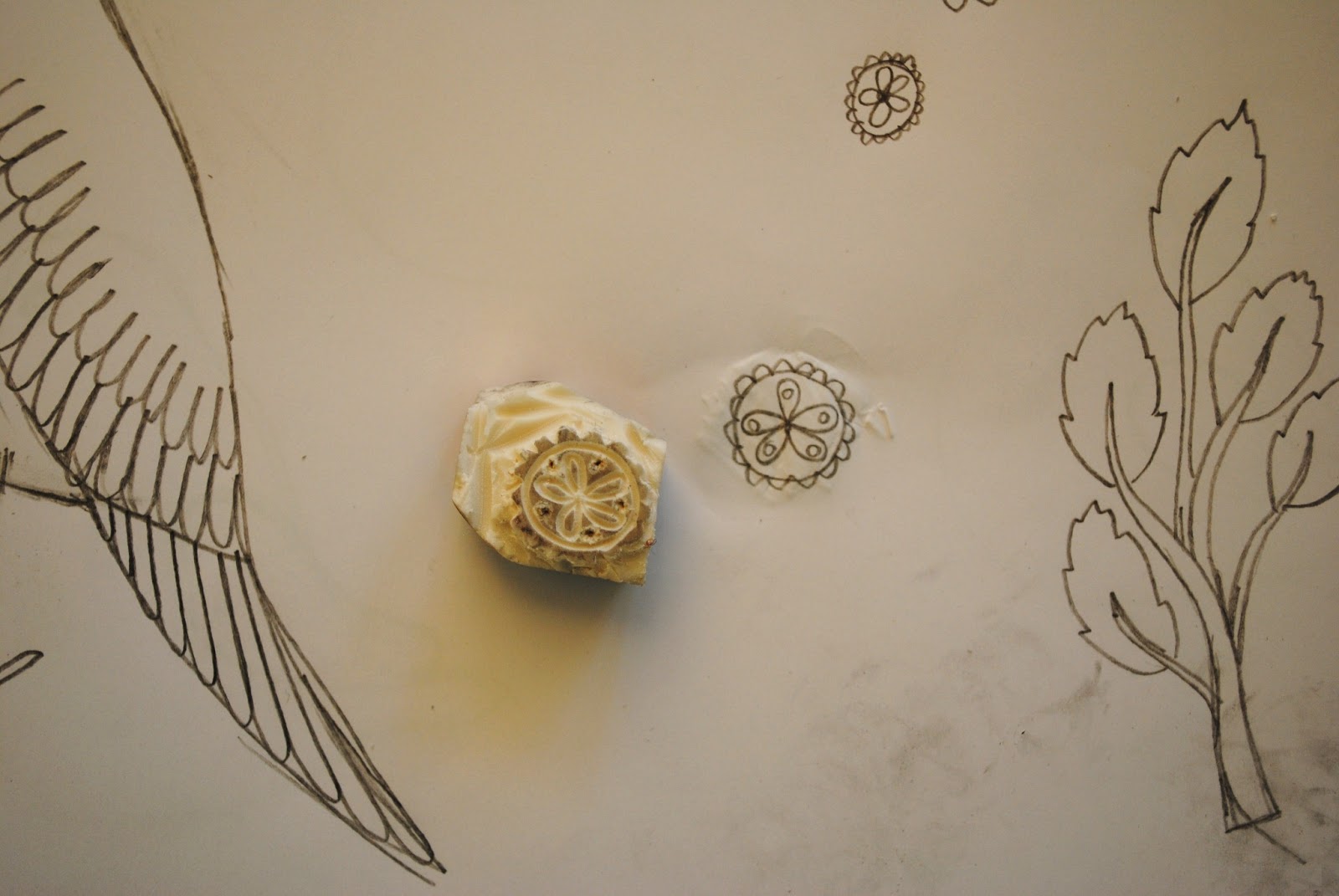 La Petite Anne: Jak vyrobit razítko - návod