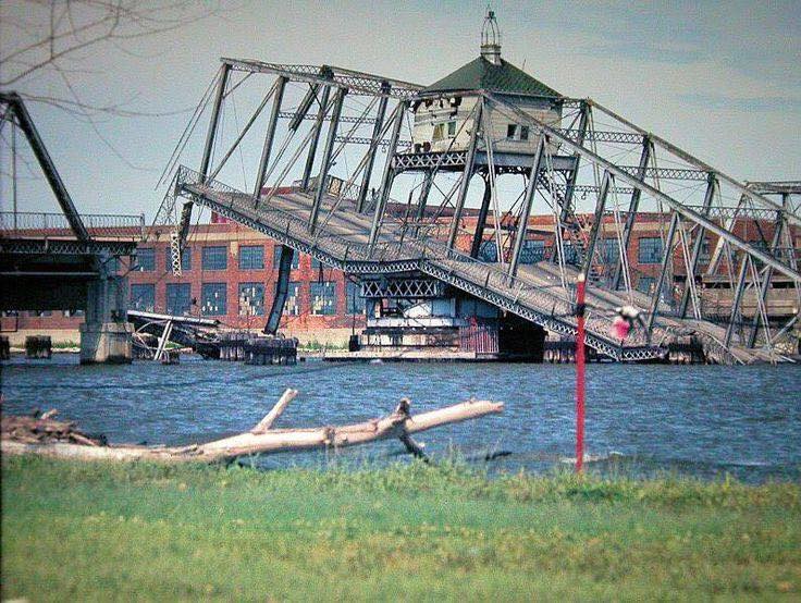 Industrial History: Three Swing Bridges over Saginaw River in Bay City, MI