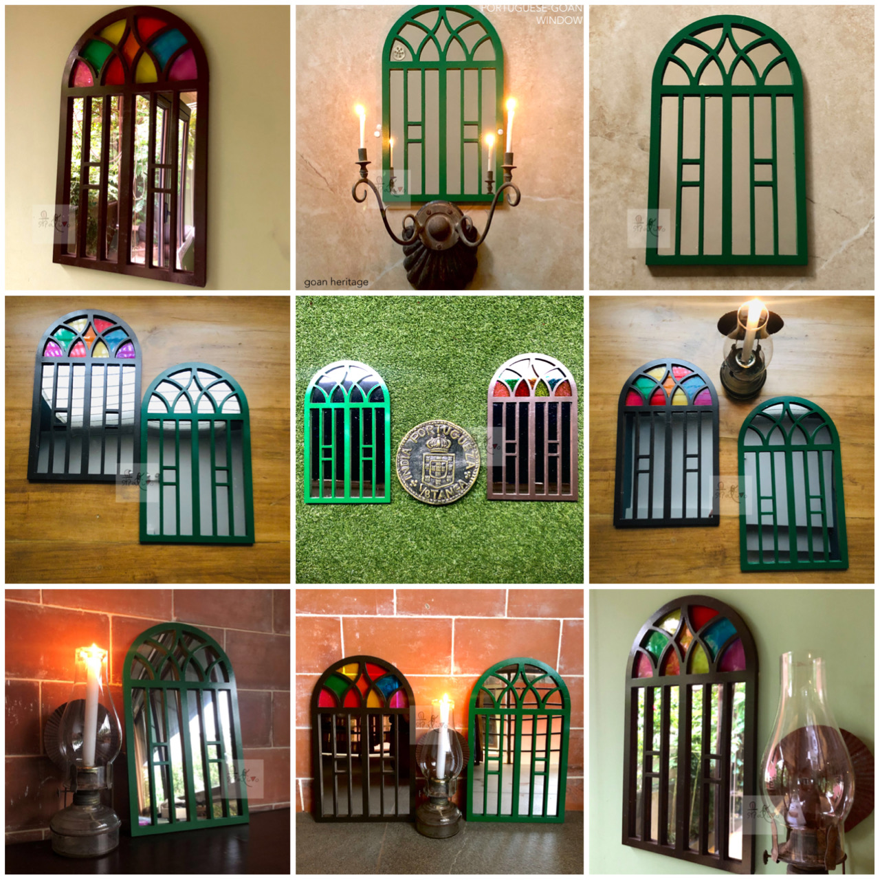 The Goan Windows as wall decor