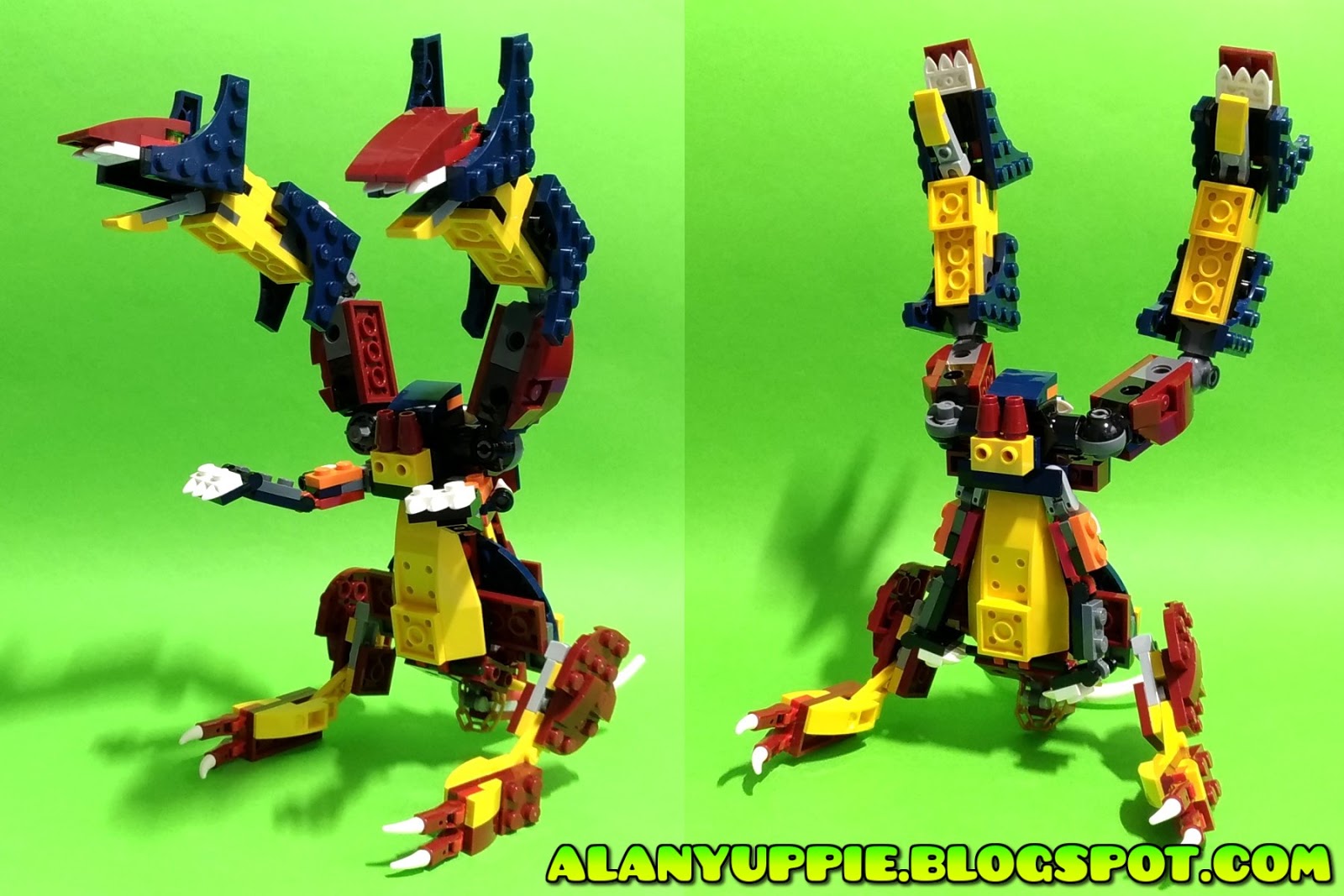 Alanyuppie's LEGO Transformers: LEGO Transformer 2 Headed Dragon from ...