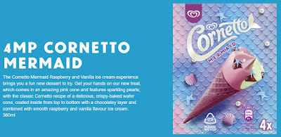 Supersupergirl's Food Reviews: [Review] Cornetto Mermaid Raspberry ...