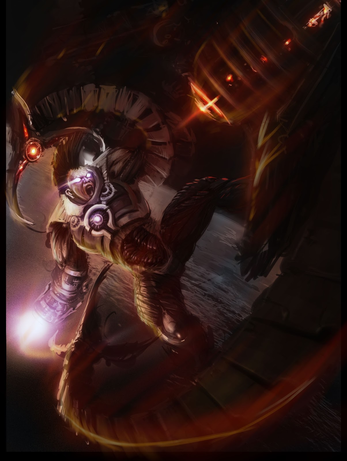 Darren Benton MA Masters : OMAC: Drawing For Concept Artists