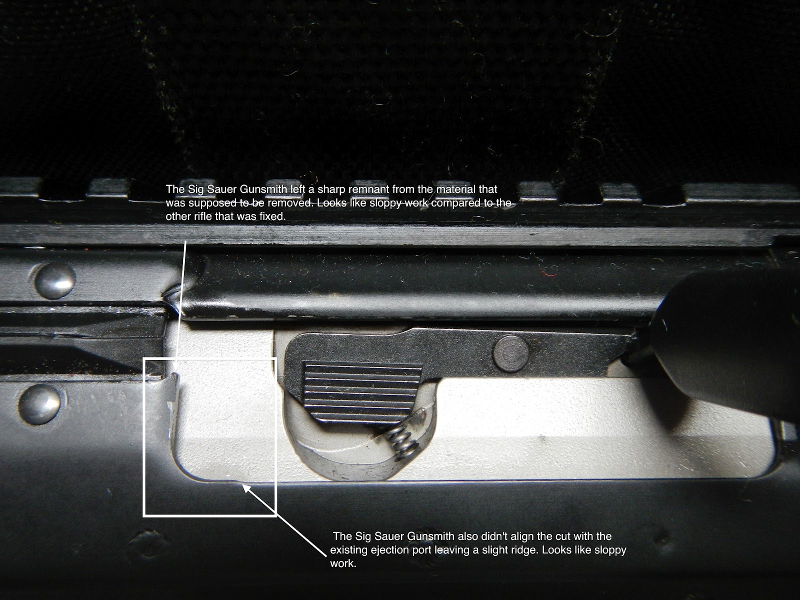 Firearms and Training: Sig 556R Back From Sig Sauer Custom Shop Services