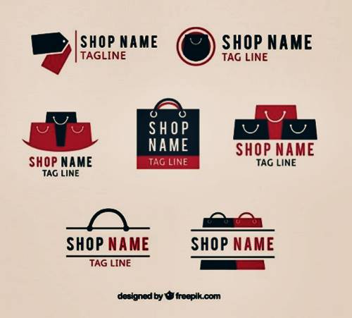 Desain Logo Olshop Keren Kosongan Terbaru Untuk Banner, Sale, Dsb Gratis