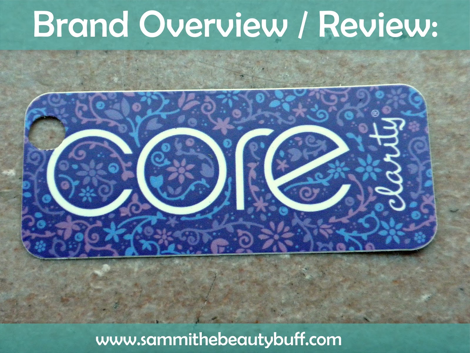 Sammi the Beauty Buff: Brand Overview & Review: Core Clarity Skincare