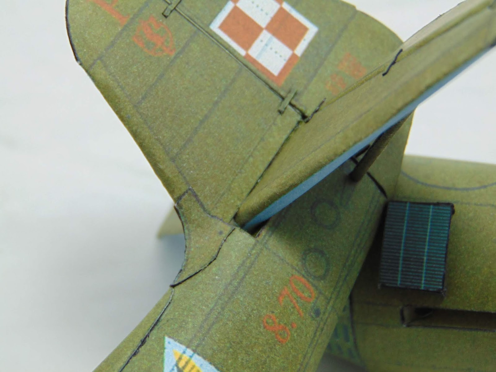 Model Kartonowy PZL P 11C