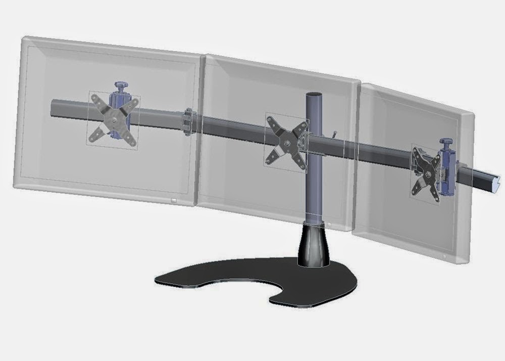 Monitor stands for a clean desk