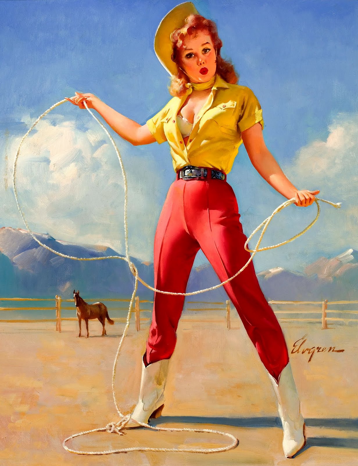Pin Up And Cartoon Girls
