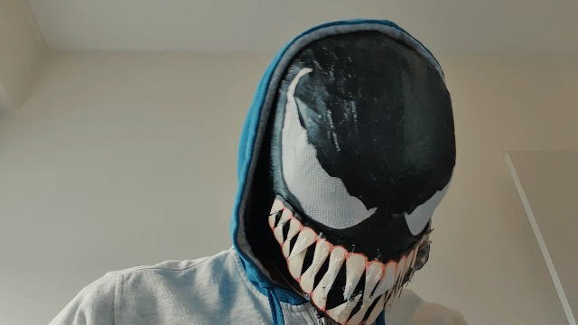 Dali Lomo How To Make Cardboard Venom Mask Using My Spiderman PDF Template Dali Lomo How To Make Cardboard Venom Mask Using My Spiderman PDF Template