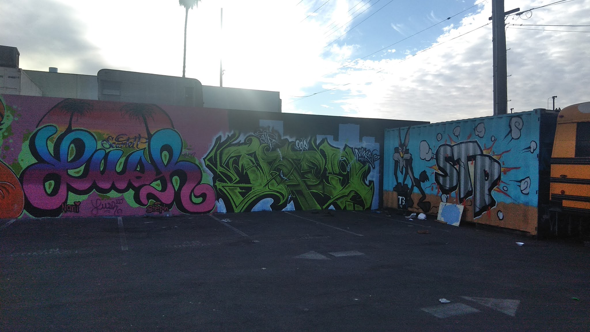 graffiti , murals & tagging