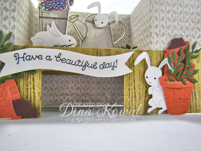 Dina Kowal Creative: Splitcoast Tutorial: Bench Fold Card