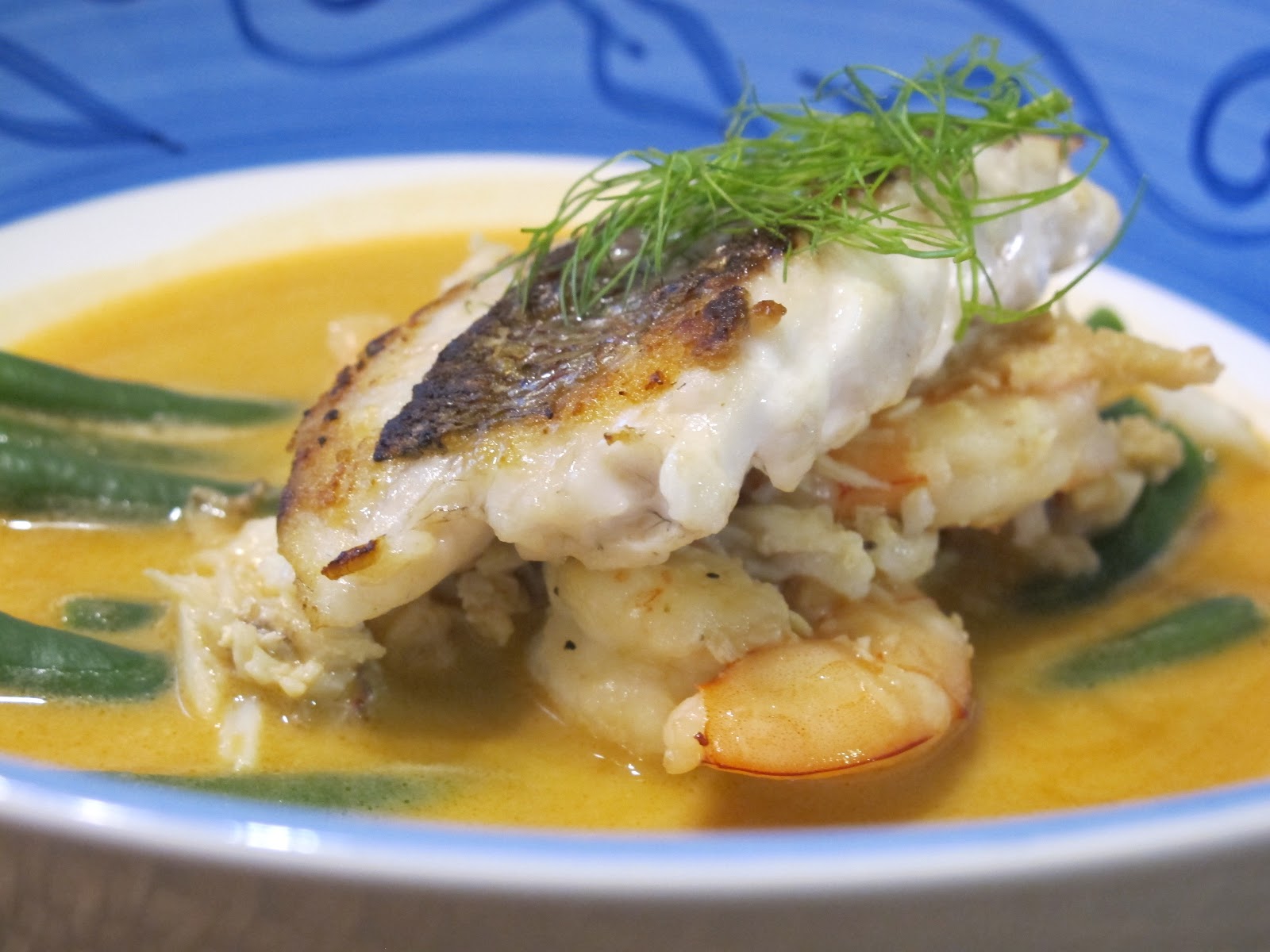 muppys: Bisque with Snapper, Prawn and Crab (an MKR recipe)