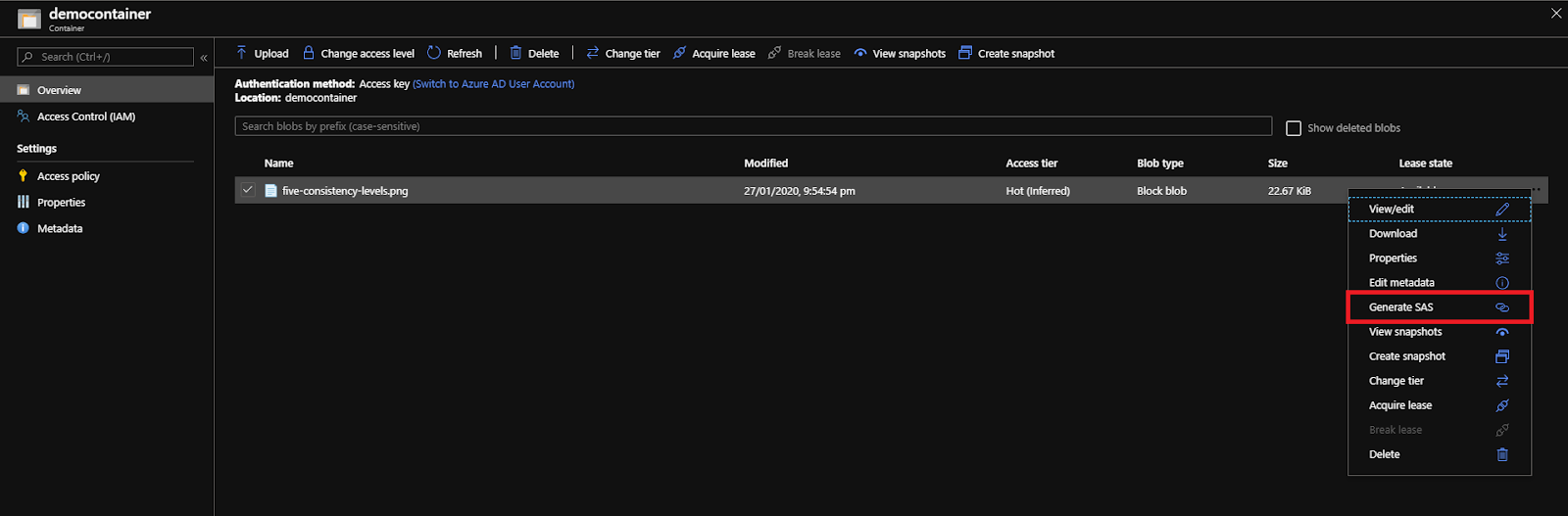 Anupama Natarajan: Data Platform Tips 61 - Create a SAS to download ...
