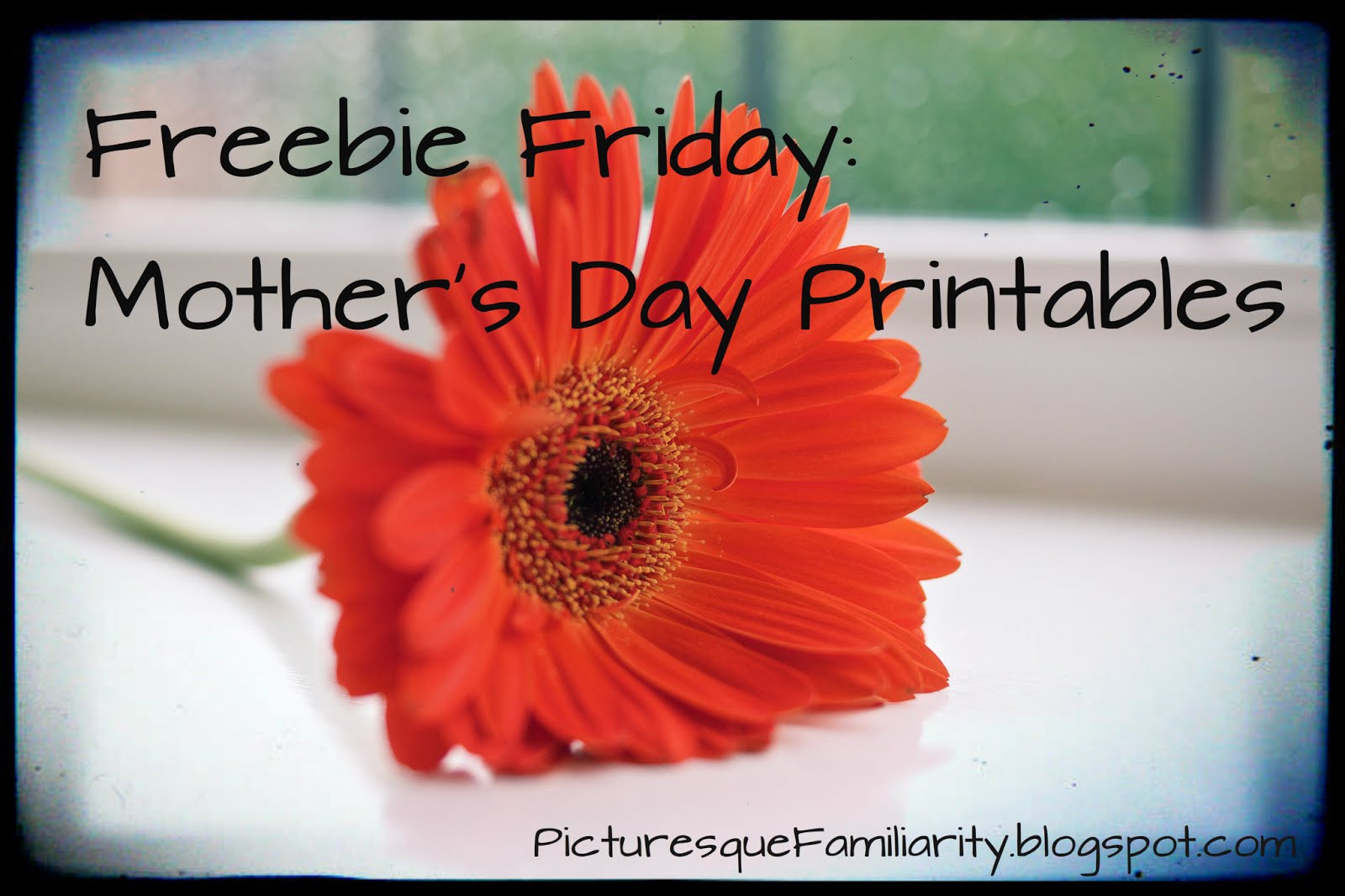 Picturesque Familiarity: Freebie Friday: Mother's Day Printables