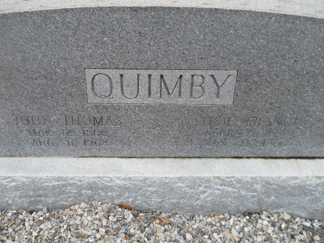 Southern Legacy: John Thomas Quimby (1876-1964)