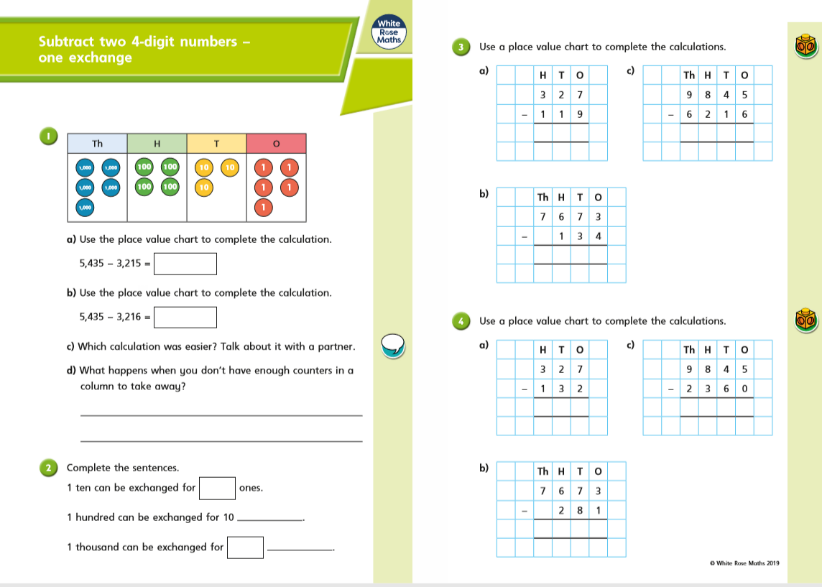 Year 4: Maths Challenge 16/6/20