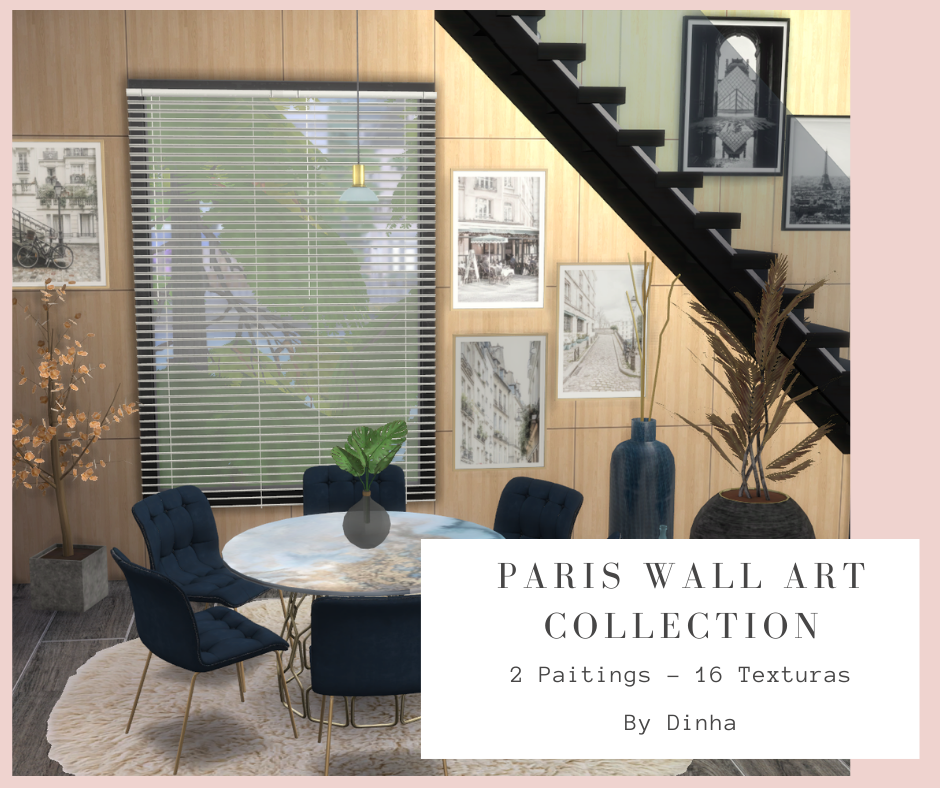 Paris Wall Art by Dinha - 16 Textures - Dinha