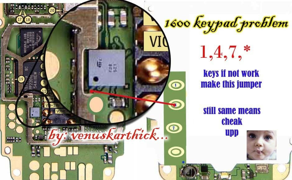 Cell Firmware: Nokia 1600 Keypad Problem Jumpers Solutions Ways