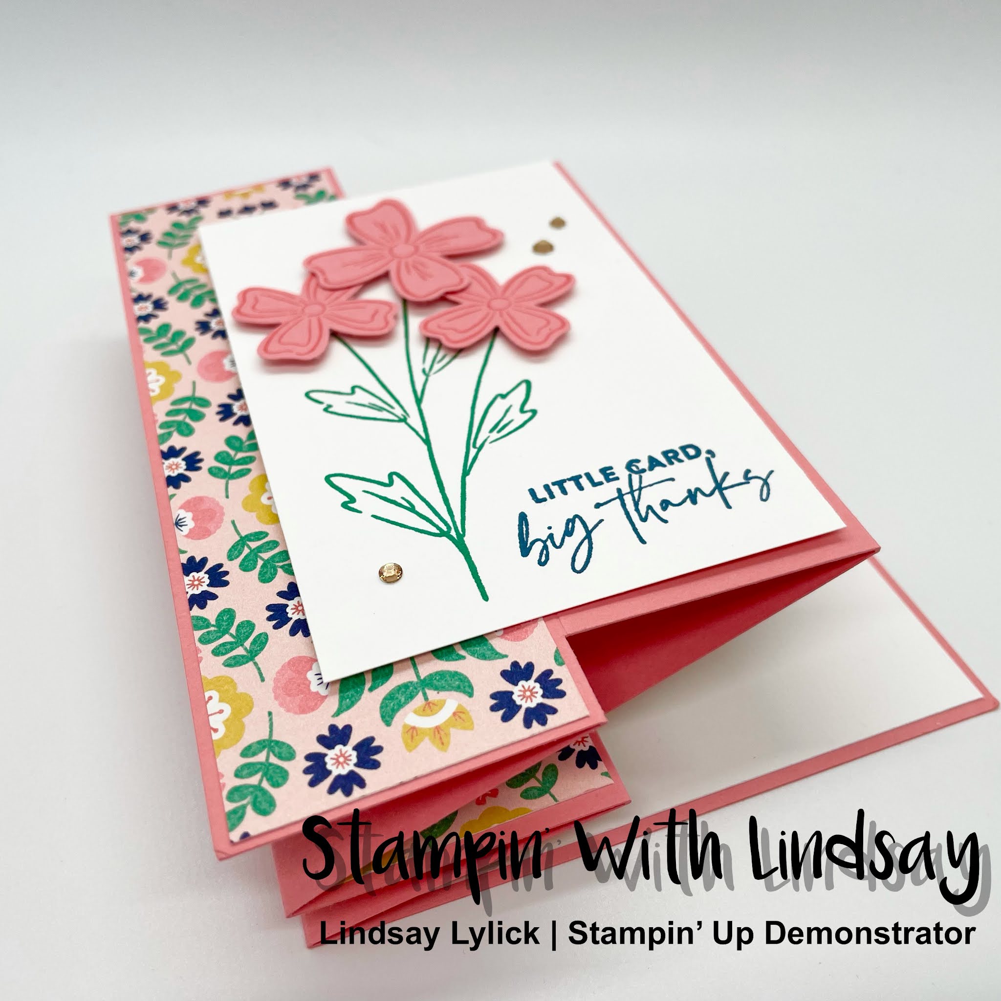 Stampin' with Lindsay: Simplified Tri-Fold Card