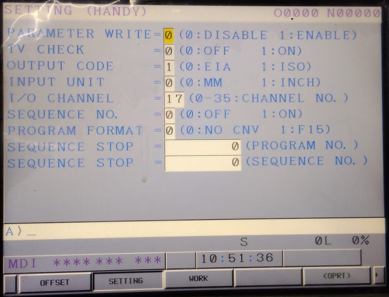 How to change date and time in fanuc controller cnc machine.