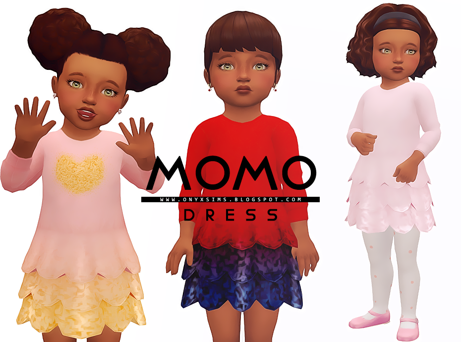 Momo Dress - Onyx Sims
