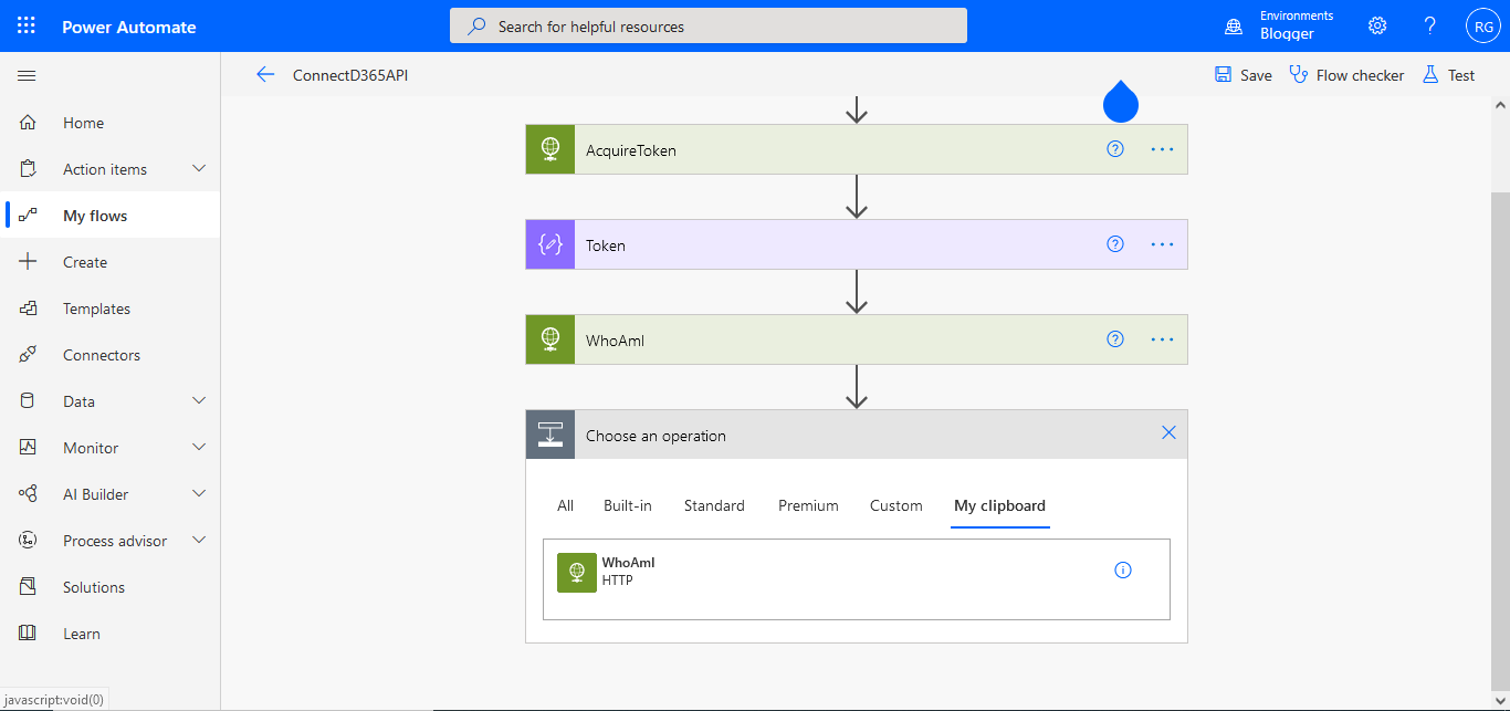 Calling Custom API and Custom Function using Power Automate Flow.