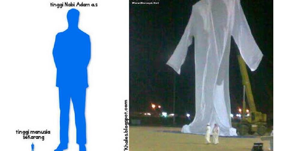 Saiz Nabi Adam a.s Berbanding Manusia Zaman Nabi Muhammad saw | ALAM VIRAL