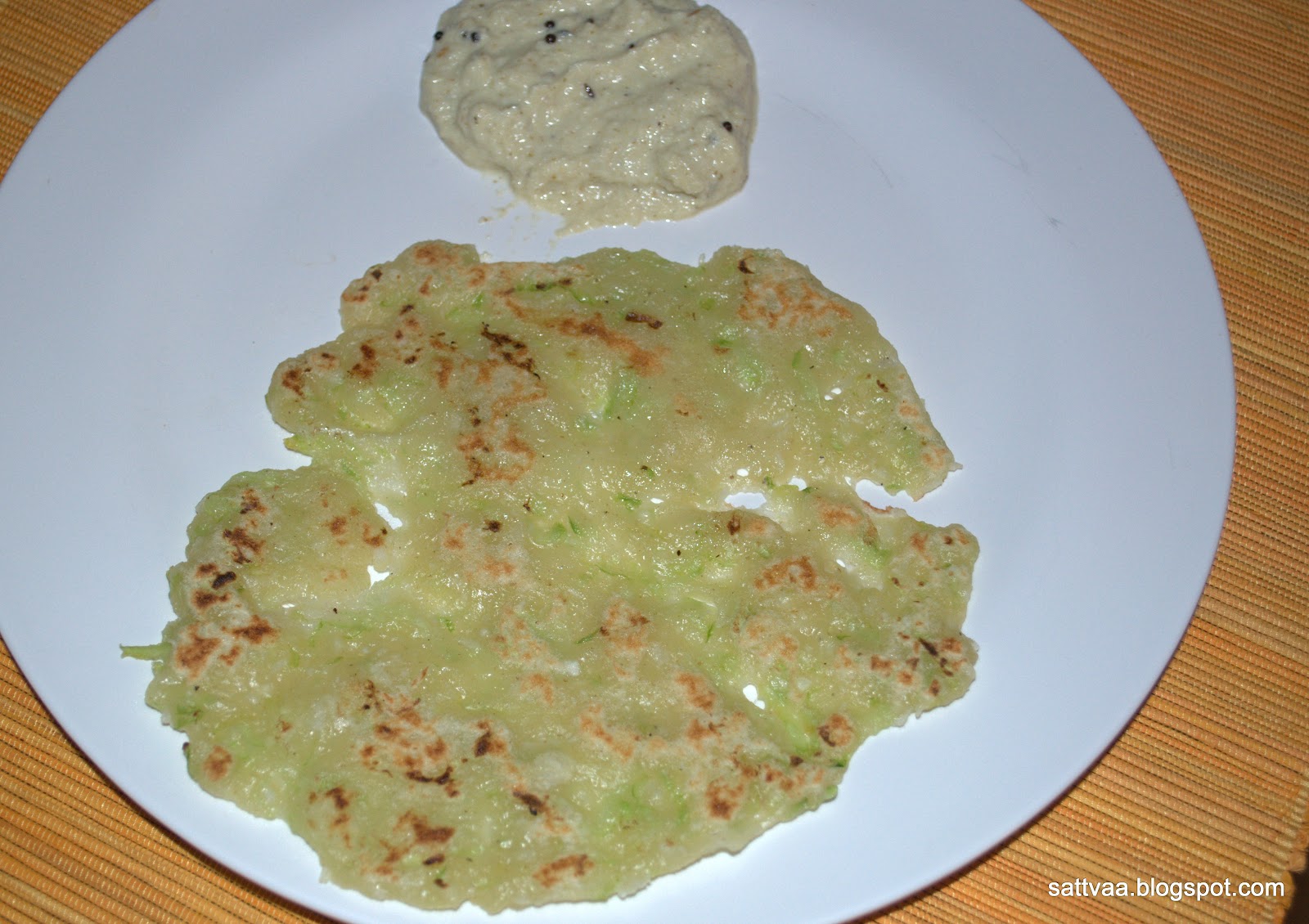 Sattvaa: Cucumber rave rotti - fusion of dosa and rotti