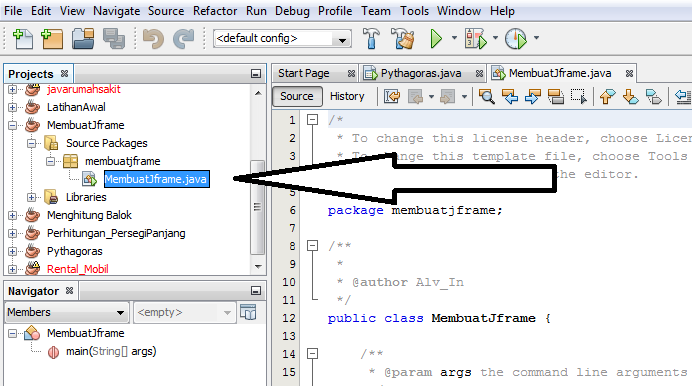 CARA MUDAH MEMBUAT APLIKASI DI JAVA MENGGUNKAN JFRAME ~ RPL smk