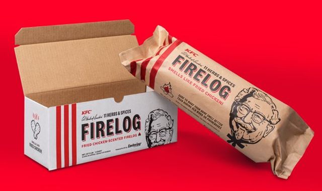 KFC Fried Chicken-Scented Firelog Returns for 2020 Holiday Season at ...