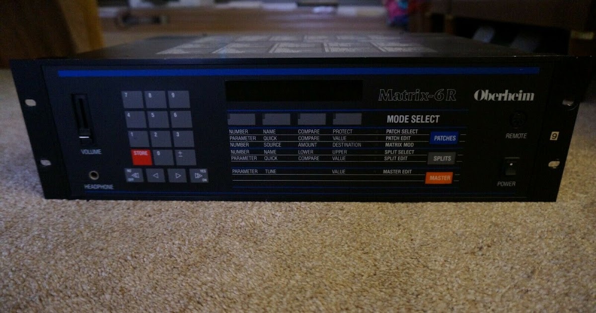 MATRIXSYNTH: Oberheim Matrix 6R SN K6A3829