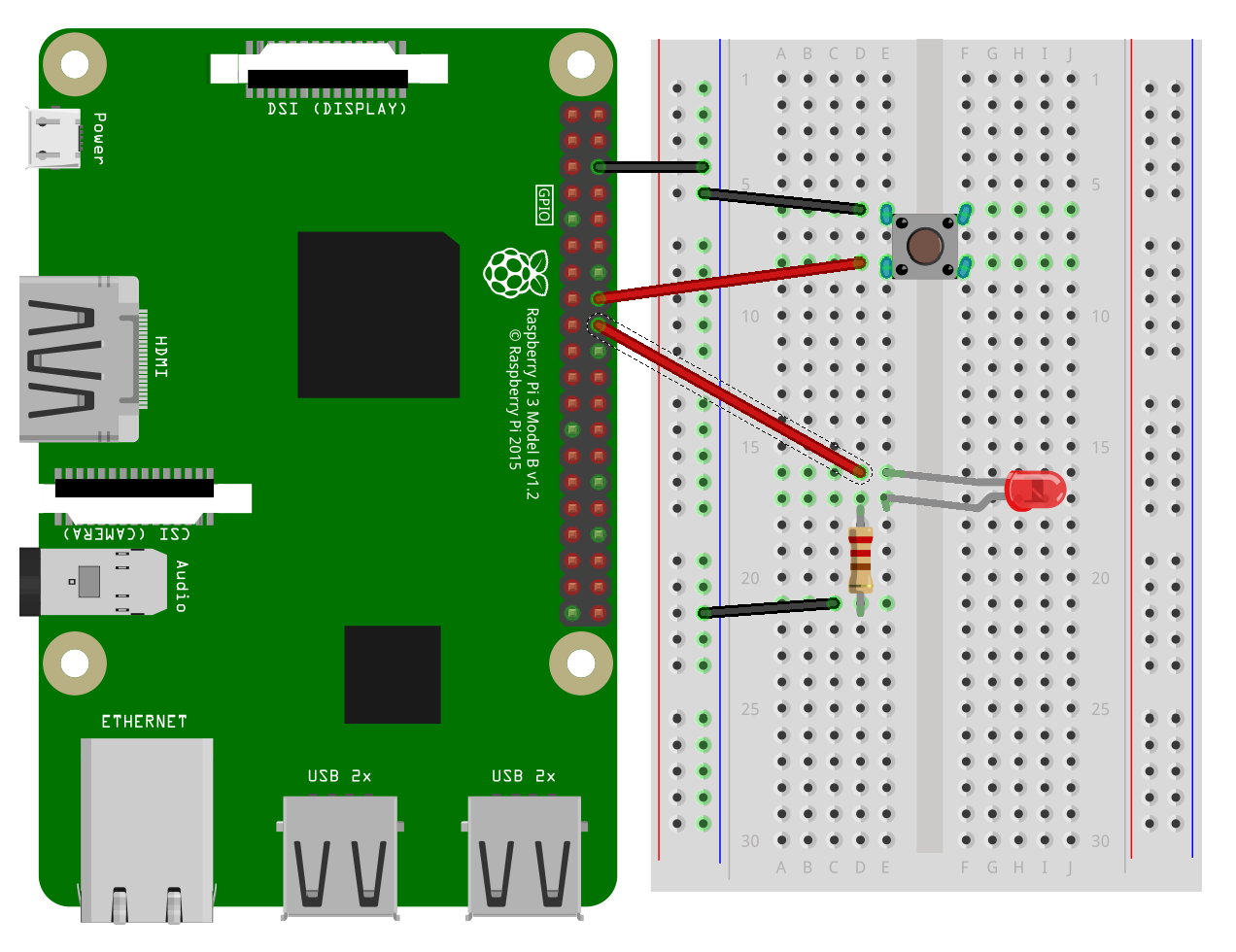 Encender un led con pulsador Encender un led con pulsador