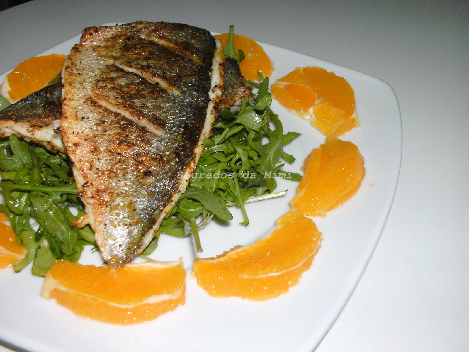 Segredos da Mimi: Filetes de Dourada Marinados (com salada de agrião e ...