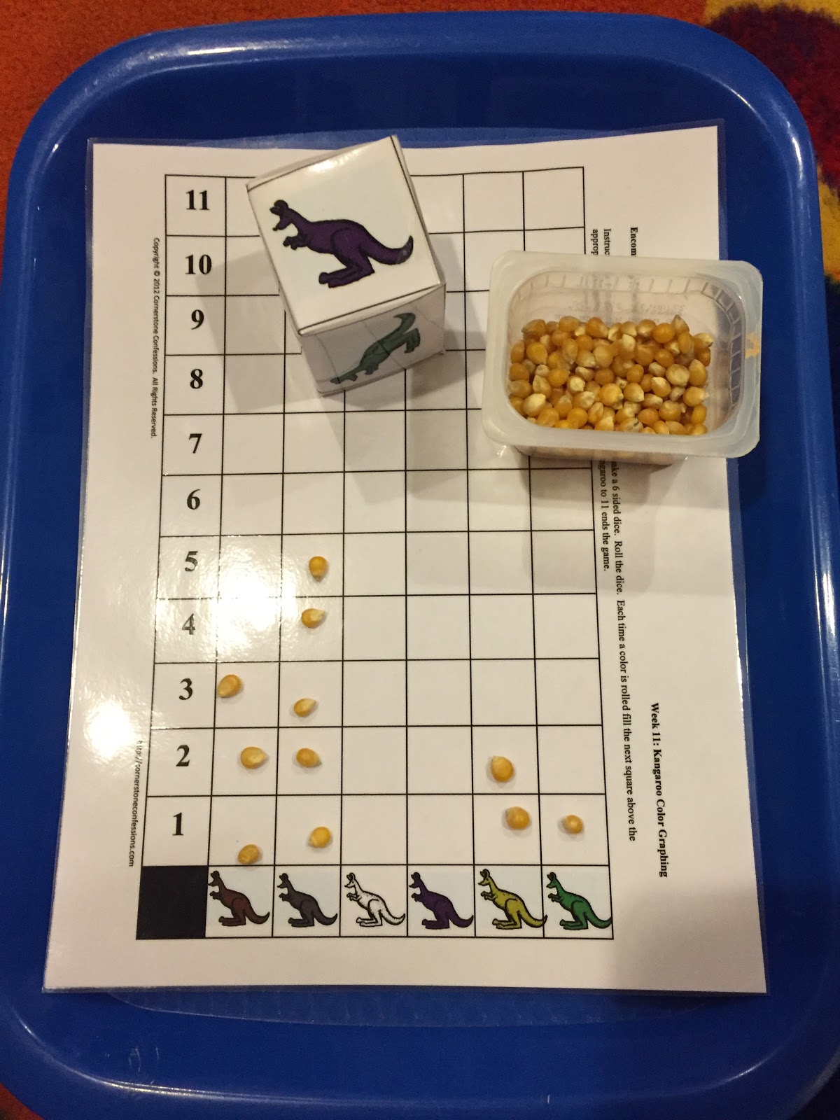 Morning Light Preschool: K is for Kangaroo Graph