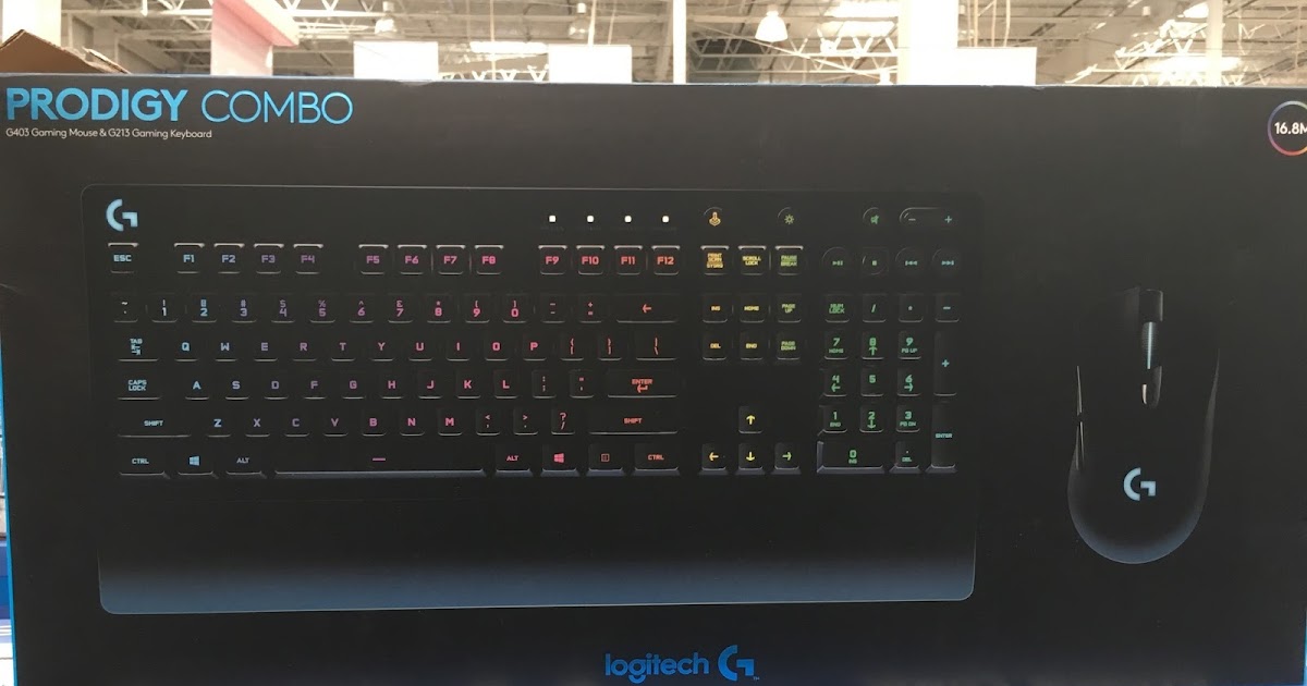 Logitech Prodigy Combo G213 Gaming Keyboard and G403 Gaming Mouse | Costco Weekender