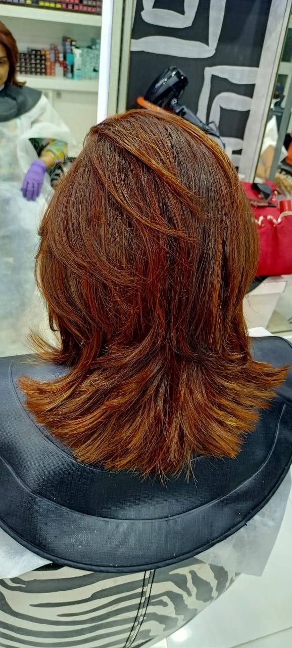 Short hair cut with coloring - Village Barber Stories